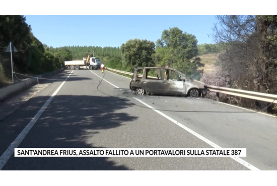 SANT'ANDREA FRIUS, ASSALTO FALLITO A UN PORTAVALORI SULLA STATALE 387 ...