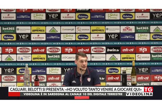 CAGLIARI, BELOTTI SI PRESENTA: «HO VOLUTO TANTO VENIRE A GIOCARE QUI ...