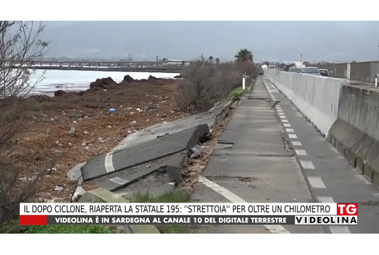IL DOPO CICLONE, RIAPERTA LA STATALE 195: ''STRETTOIA'' PER OLTRE UN ...
