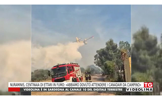 NURAMINIS, CENTINAIA DI ETTARI IN FUMO: «ABBIAMO DOVUTO ATTENDERE I ...